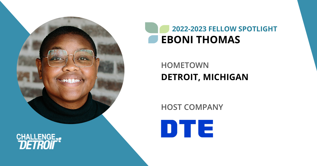 Challenge Detroit – Fellow Spotlight: Eboni Thomas